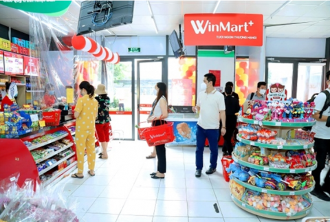 Quảng cáo trong siêu thị Winmart/ Winmart+