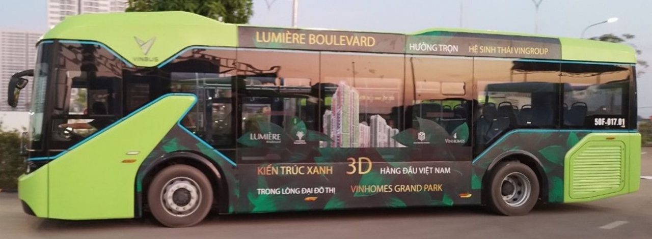 Quảng cáo trên xe Vinbus trên toàn quốc – Hiệu quả đúng mục tiêu